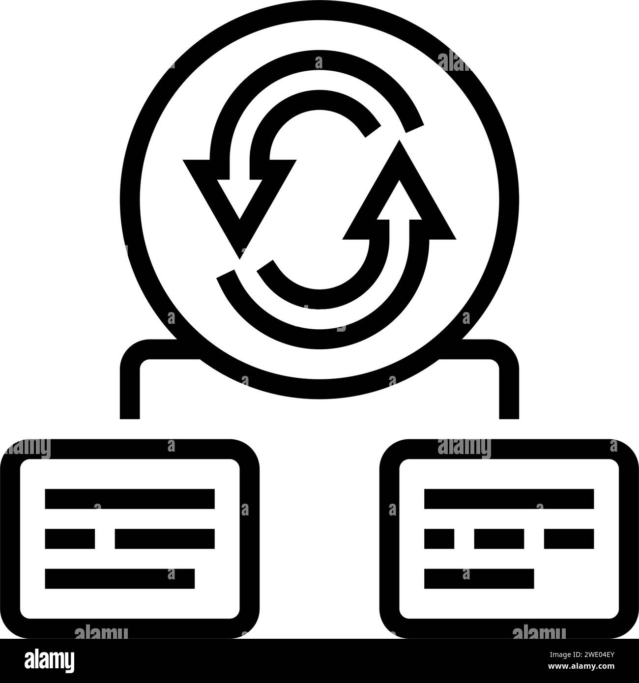 context switching time management line icon vector illustration Stock Vector Image & Art - Alamy