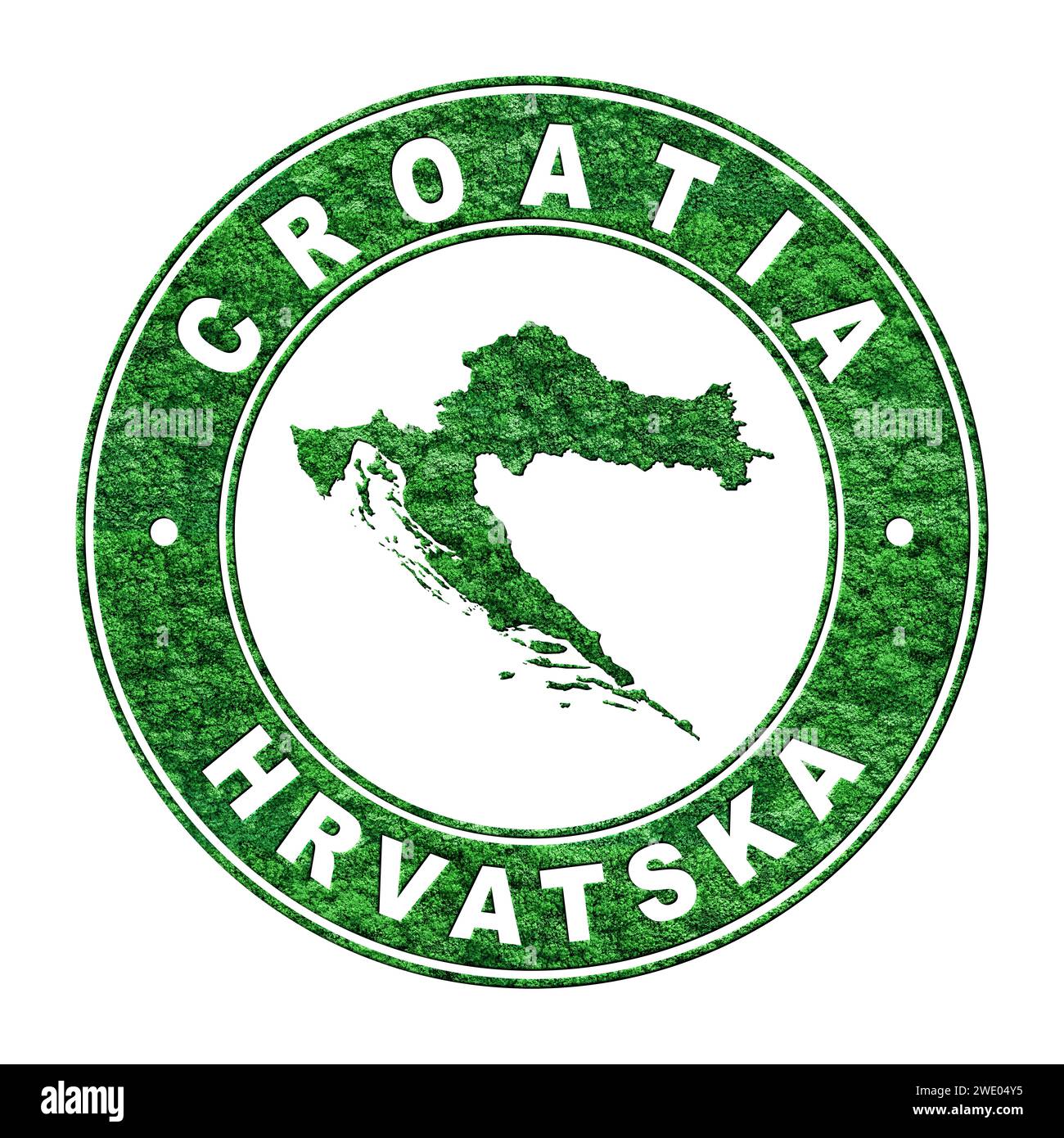 Croatia co2 map hi-res stock photography and images - Alamy