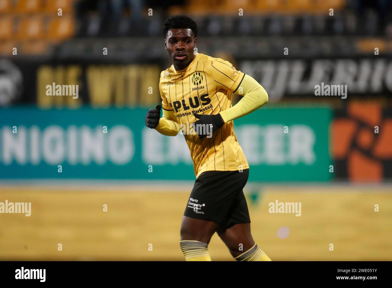 Kerkrade, Netherlands. 22nd Jan, 2024. KERKRADE, NETHERLANDS - JANUARY 22: Saydou Bangura of ...