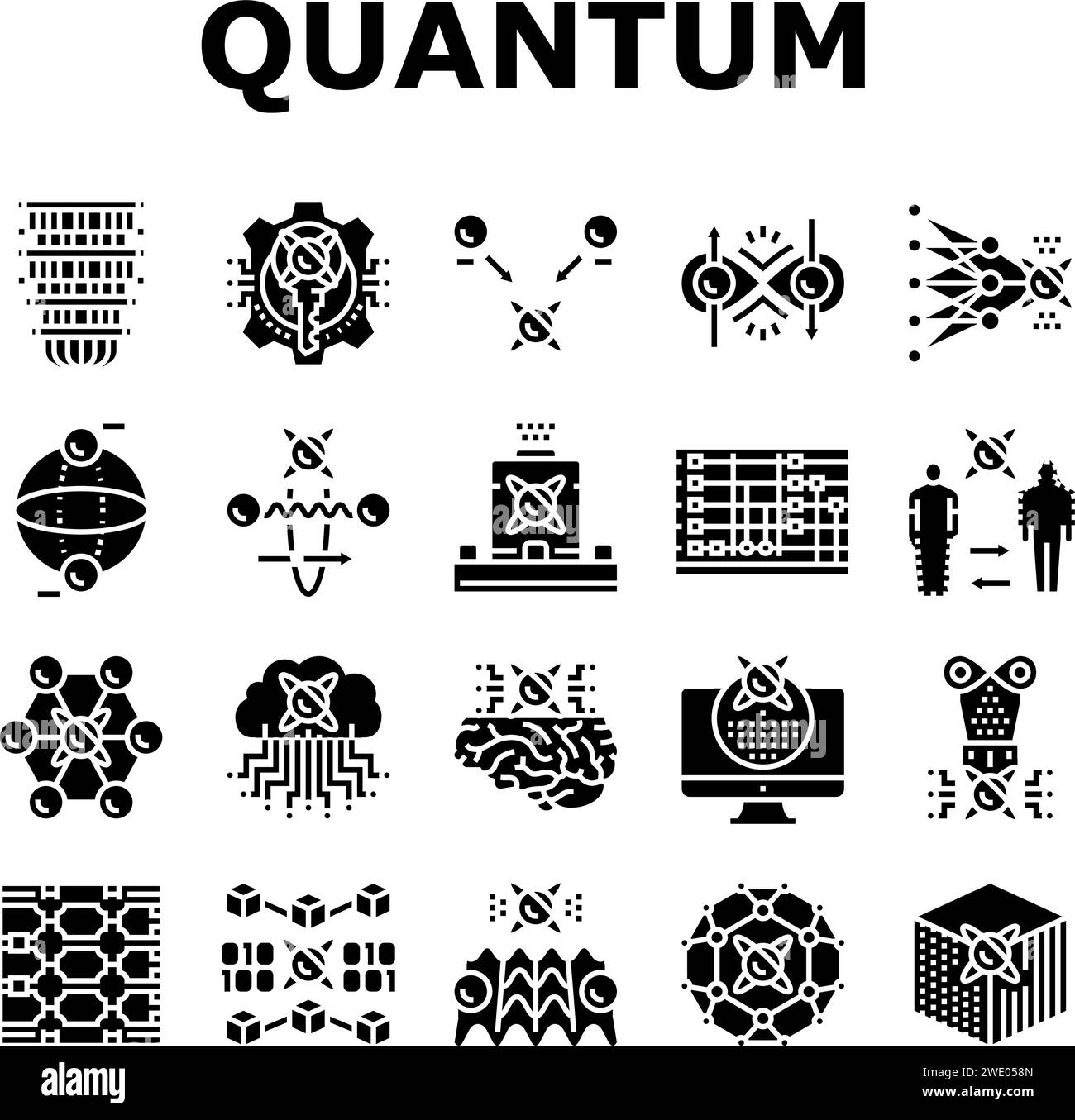 Quantum computer chip Black and White Stock Photos & Images - Alamy