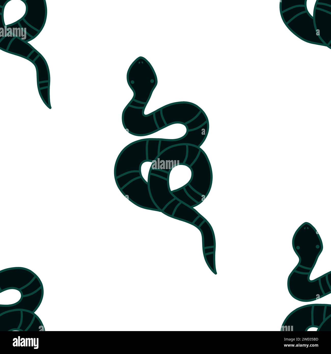 Cartoon animals seamless snakes pattern for wrapping paper and fabrics ...