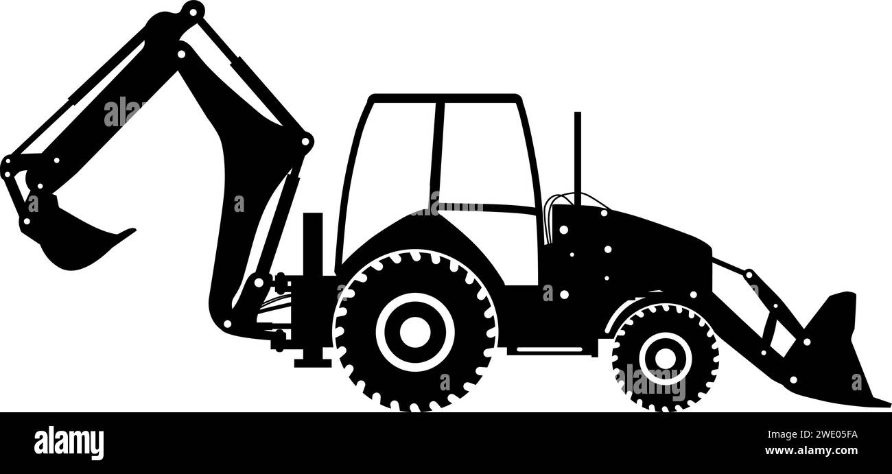 Heavy wheel loader in Cut Out Stock Images & Pictures - Alamy