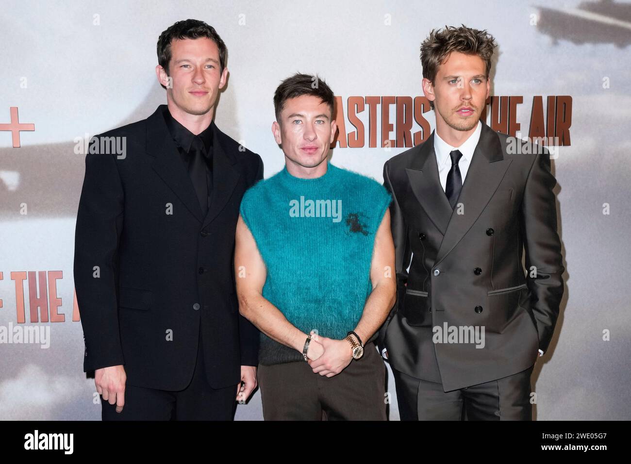 Callum Turner, from left, Barry Keoghan, and Austin Butler pose for ...