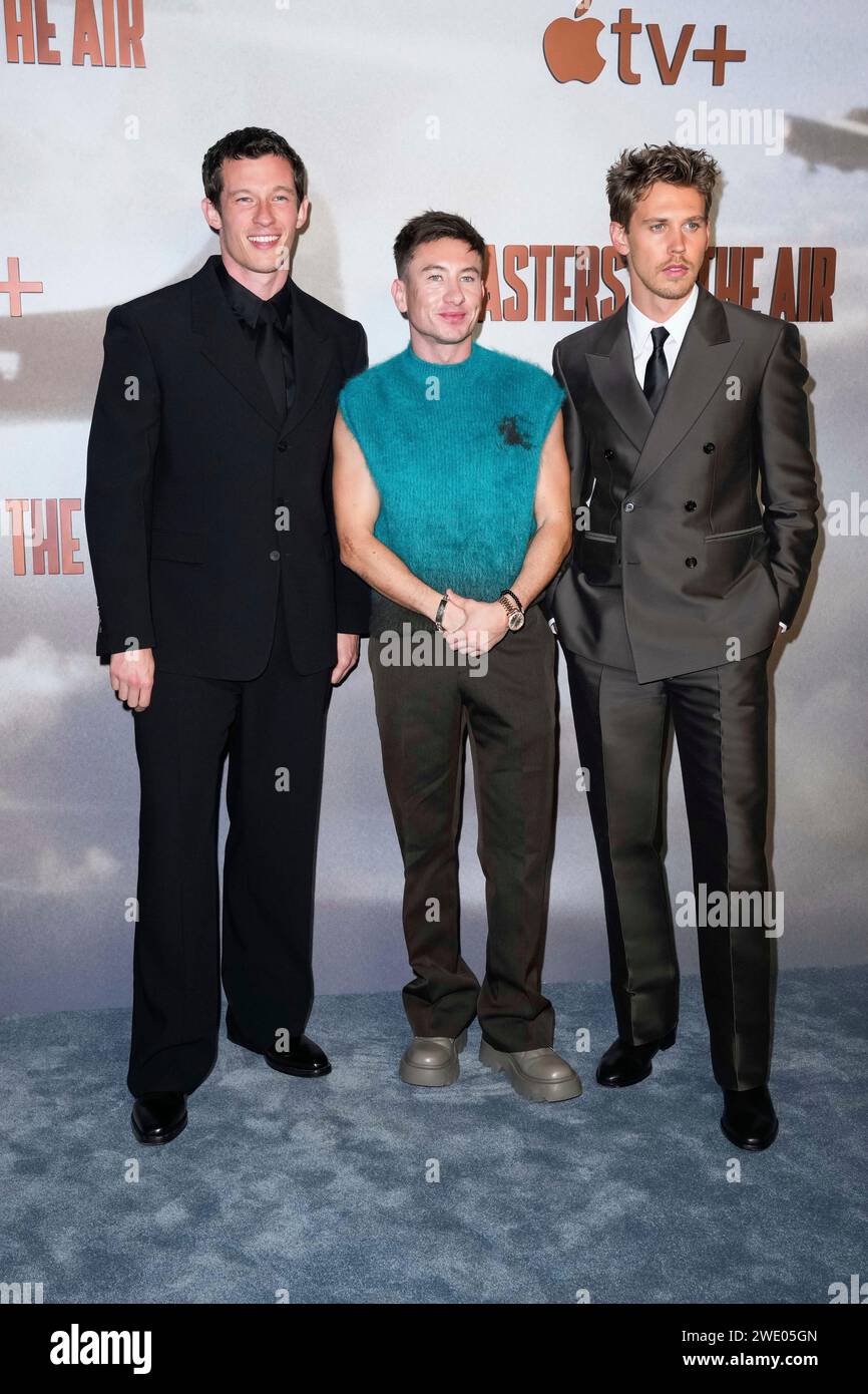 Callum Turner, from left, Barry Keoghan, and Austin Butler pose for ...