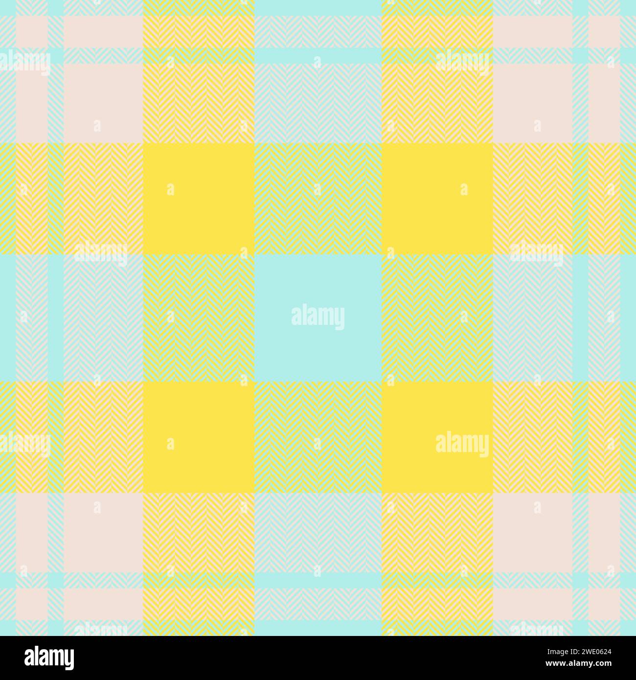 Plaid check pattern. Seamless fabric texture. Tartan textile print ...