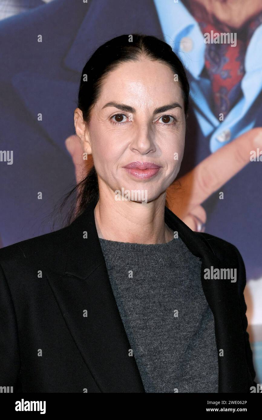 Milan, Italy. 22nd Jan, 2024. Milan, Premiere of the film “I soliti ...