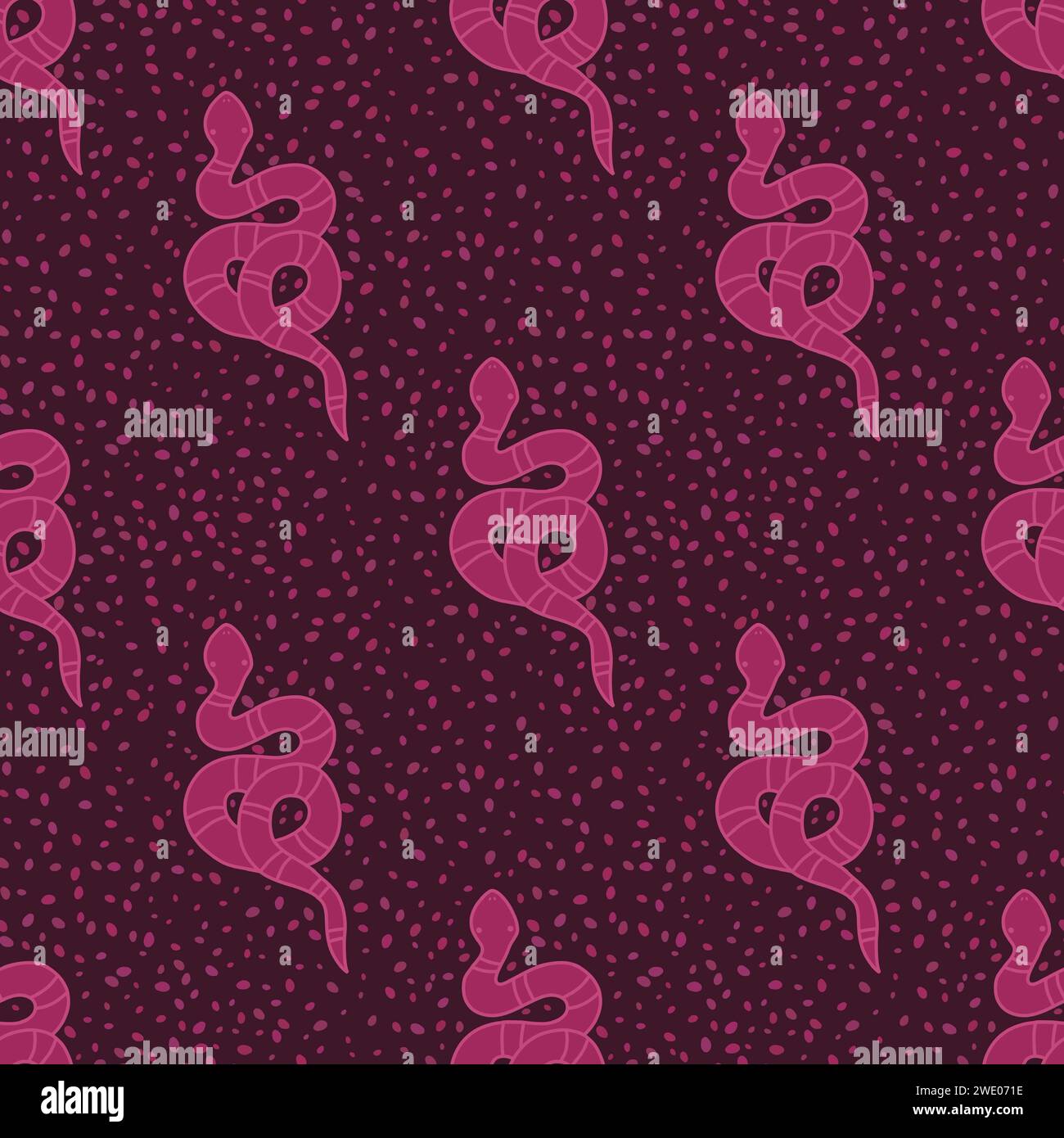 Cartoon animals seamless snakes pattern for wrapping paper and fabrics ...