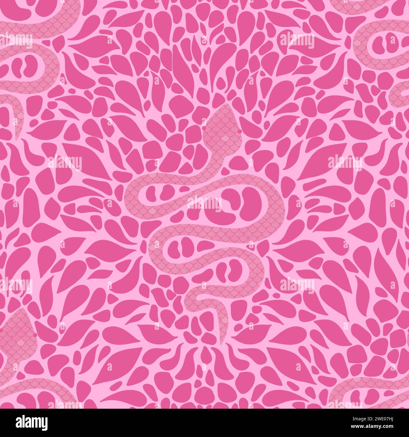 Cartoon animals seamless snakes pattern for wrapping paper and fabrics ...