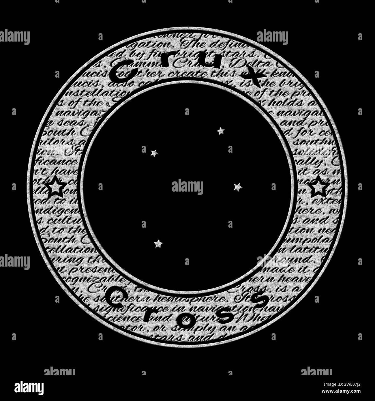 Constellation crux Black and White Stock Photos & Images - Alamy