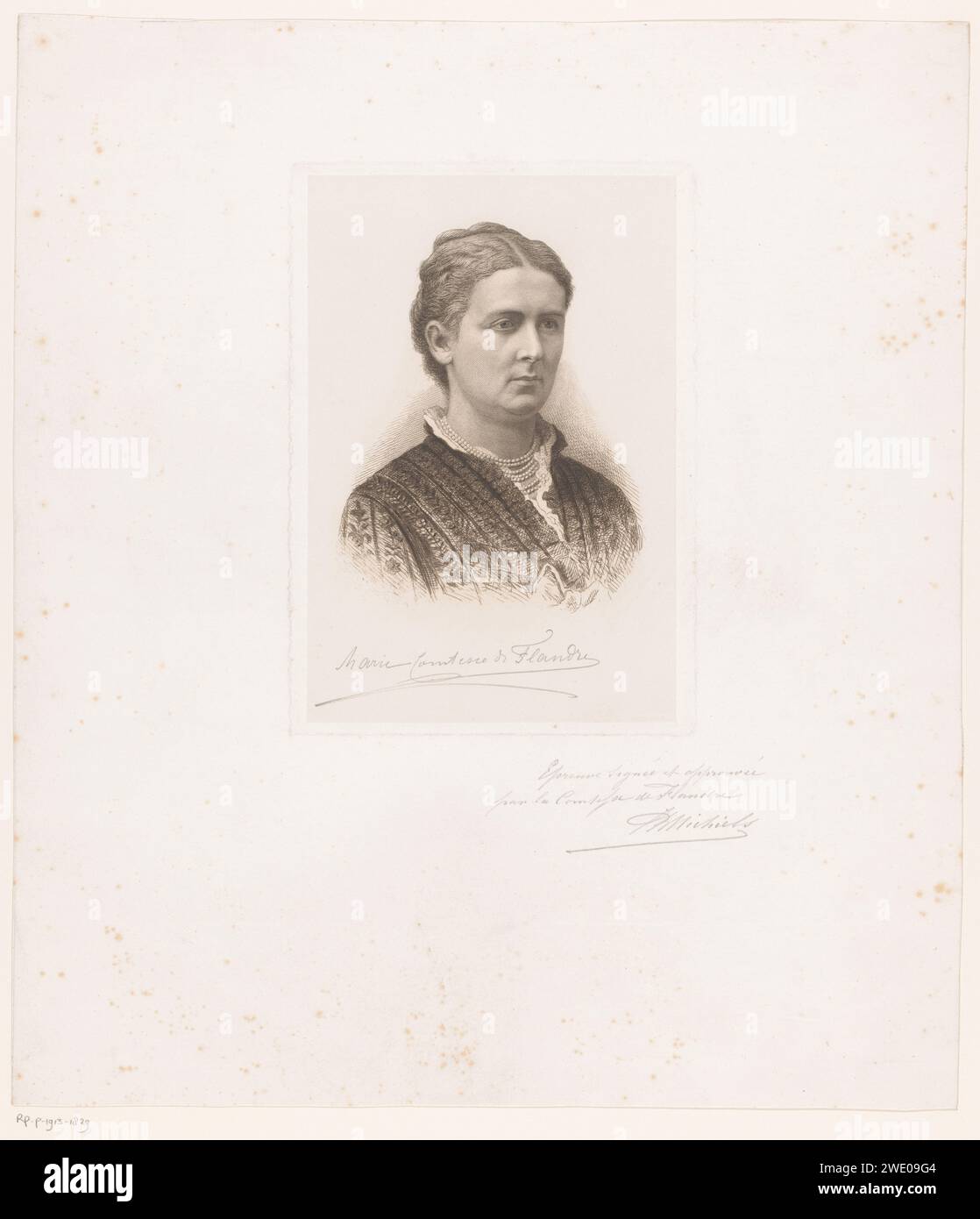 Portrait of Maria von Hohenzollern-Sigmaringen, Jean Baptiste Pierre ...