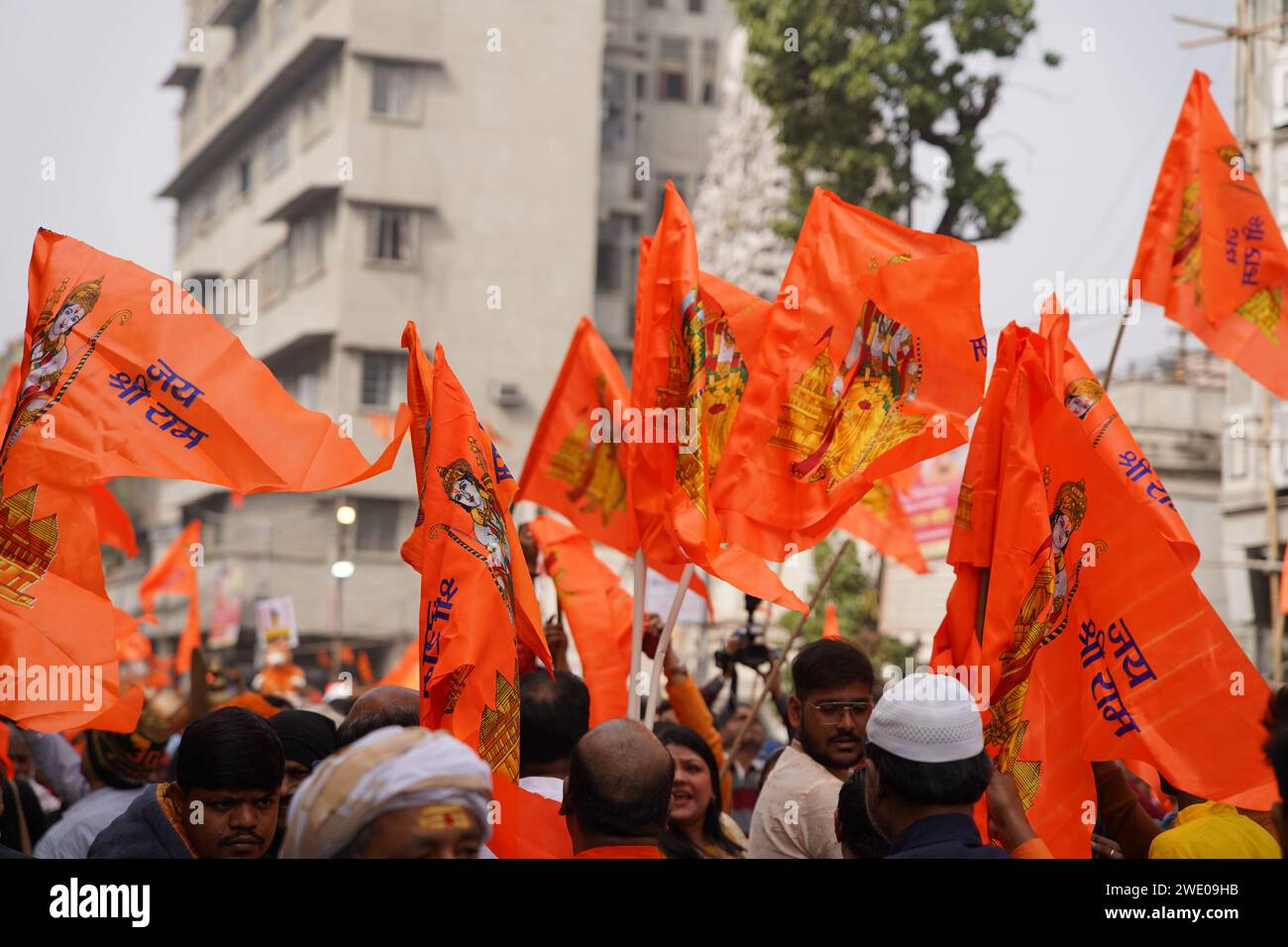 In a burst of color and festivity, Kolkata witnessed a lively rally ...