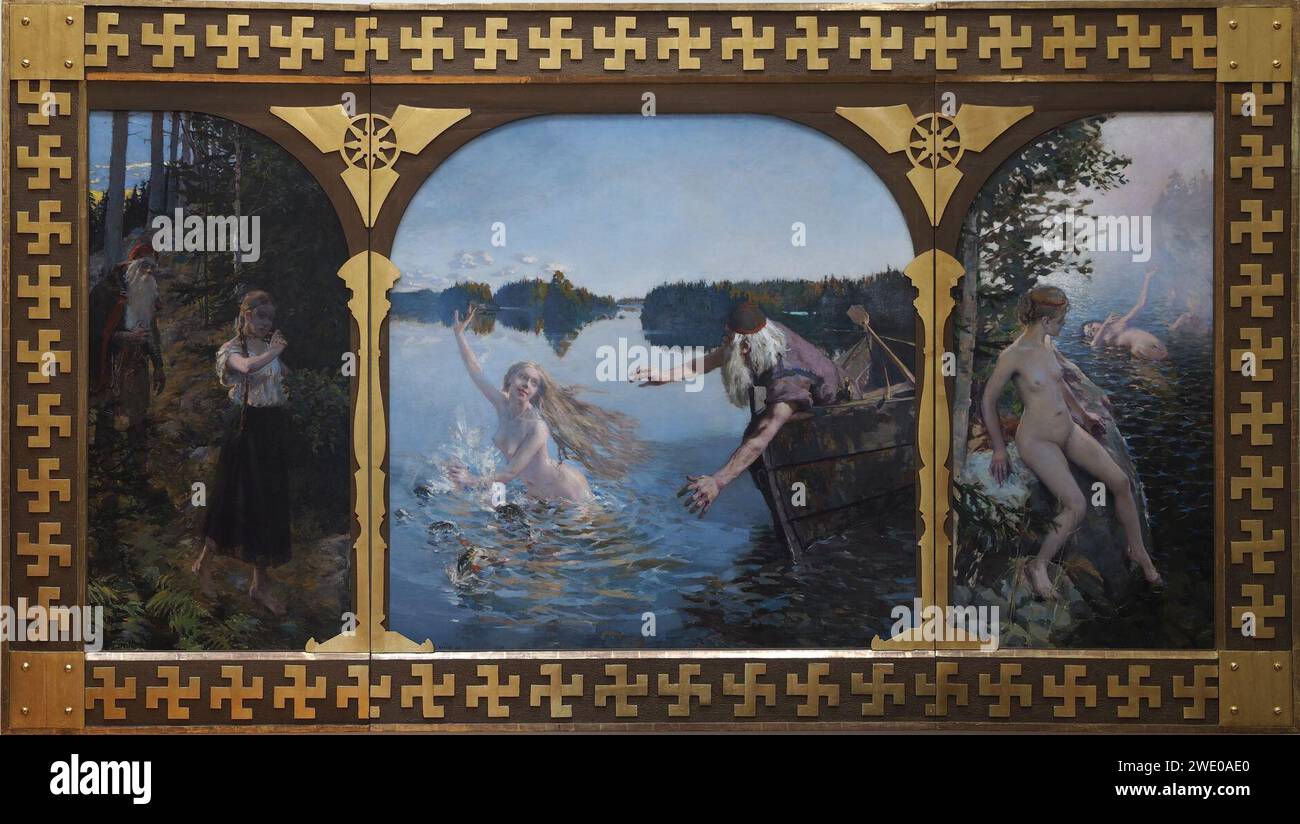 Aino triptych hi-res stock photography and images - Alamy