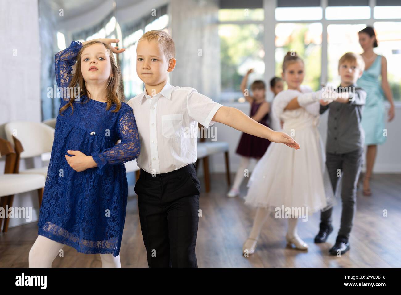 Elegant party girls dance hi-res stock photography and images - Alamy