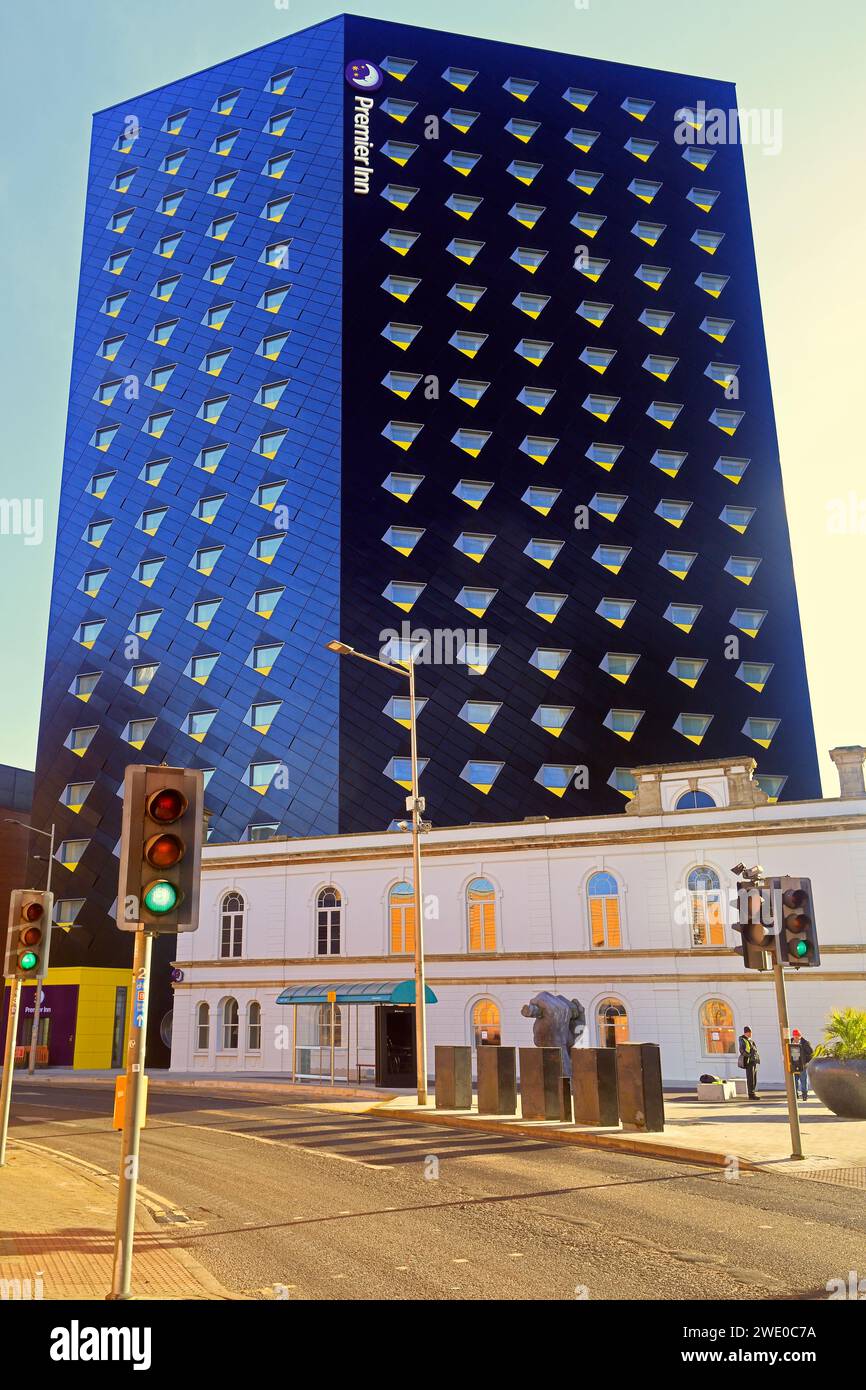 New Premier Inn, Cardiff city centre. Taken January 2024 Stock Photo ...