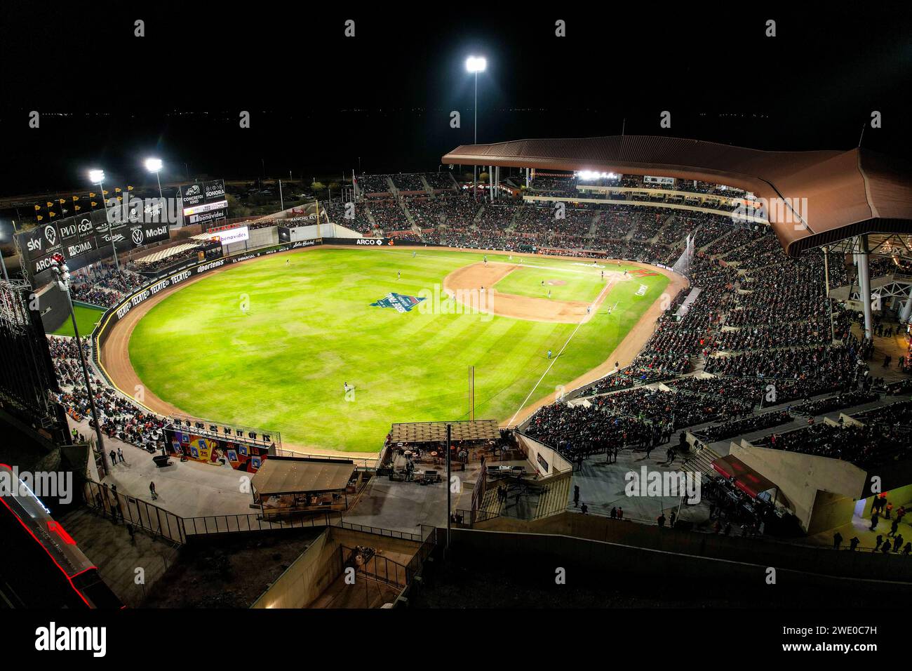 HERMOSILLO, MEXICO - JANUARY 20: Aerial view of the Fernando Valenzuela ...
