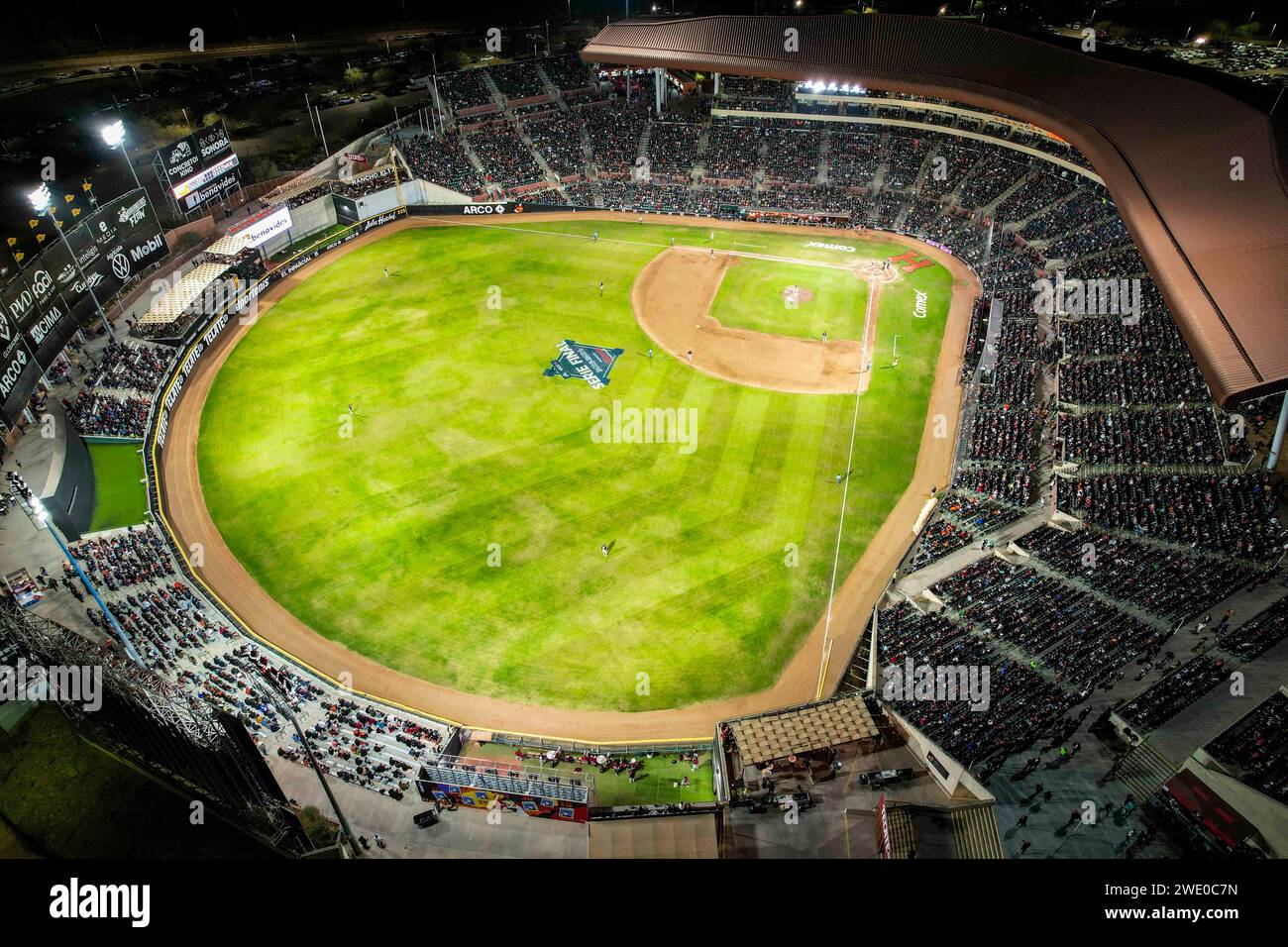 HERMOSILLO, MEXICO - JANUARY 20: Aerial view of the Fernando Valenzuela ...