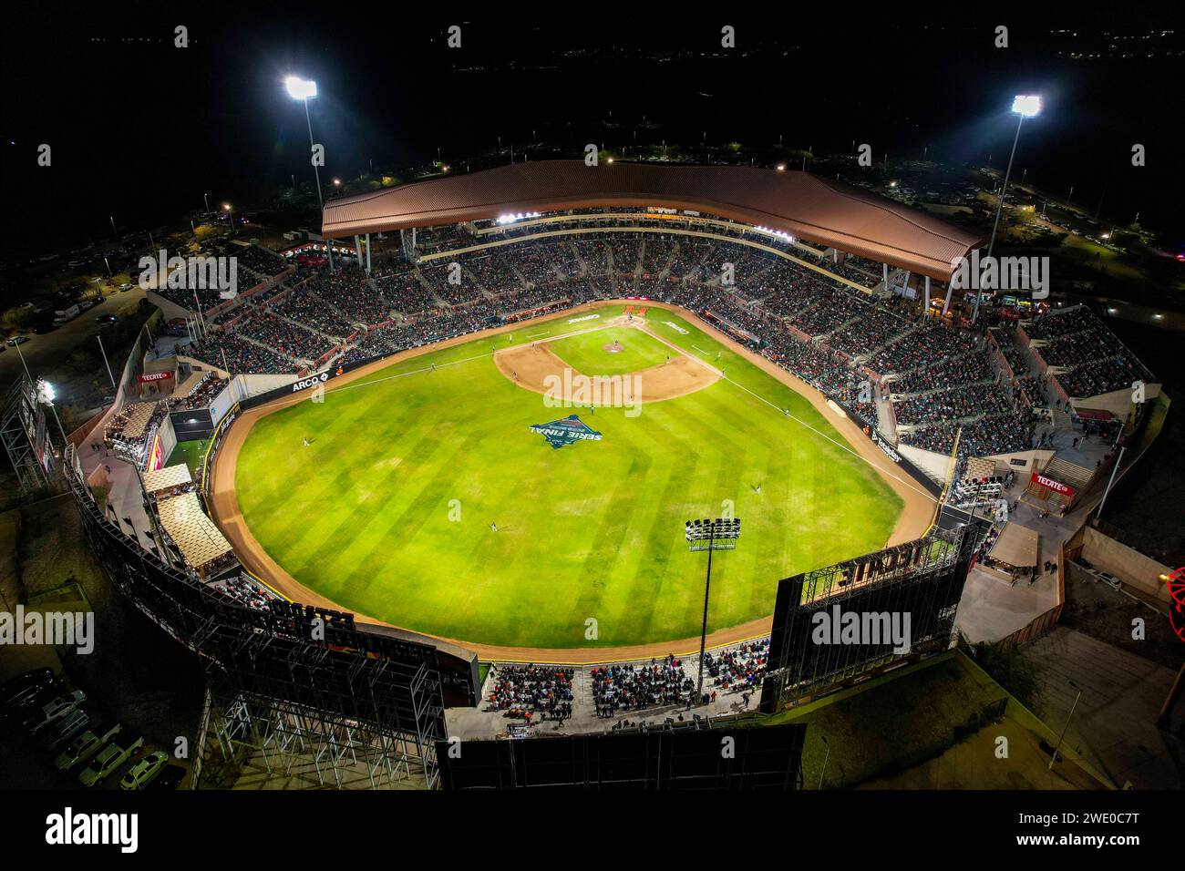 HERMOSILLO, MEXICO - JANUARY 20: Aerial view of the Fernando Valenzuela ...