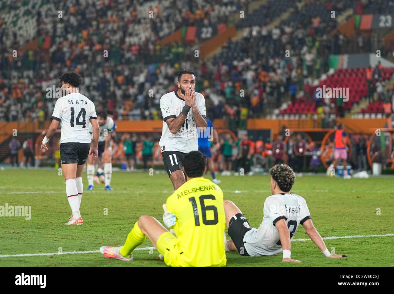Abidjan, Ivory Coast. January 22 2024: Mahmoud Abdelmonem Abdelhamid ...