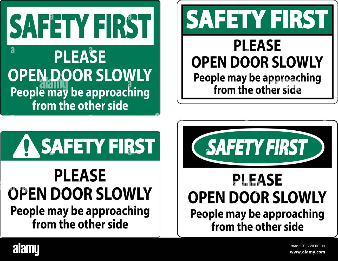 Slowly please sign Cut Out Stock Images & Pictures - Alamy