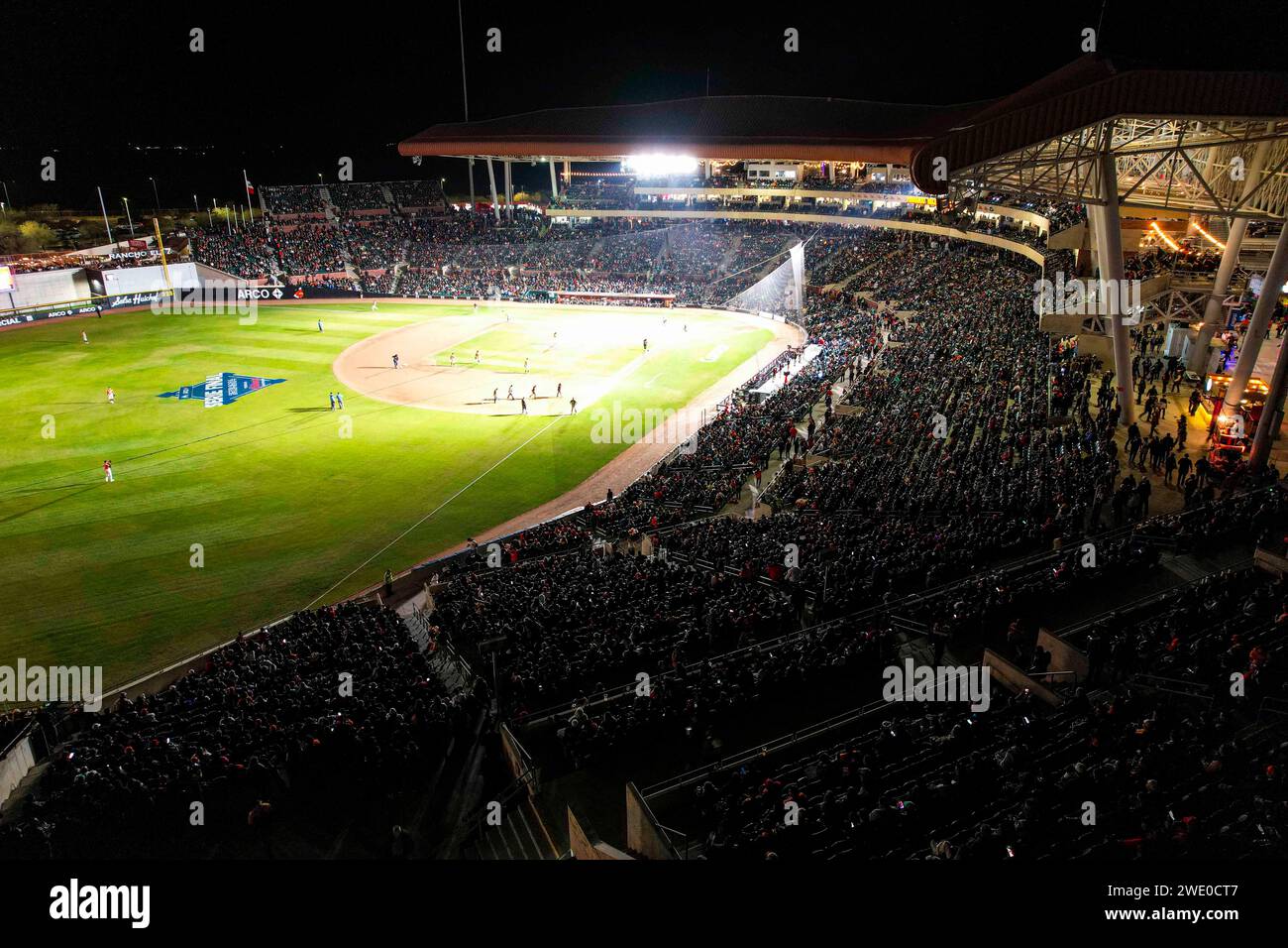 HERMOSILLO, MEXICO - JANUARY 20: Aerial view of the Fernando Valenzuela ...