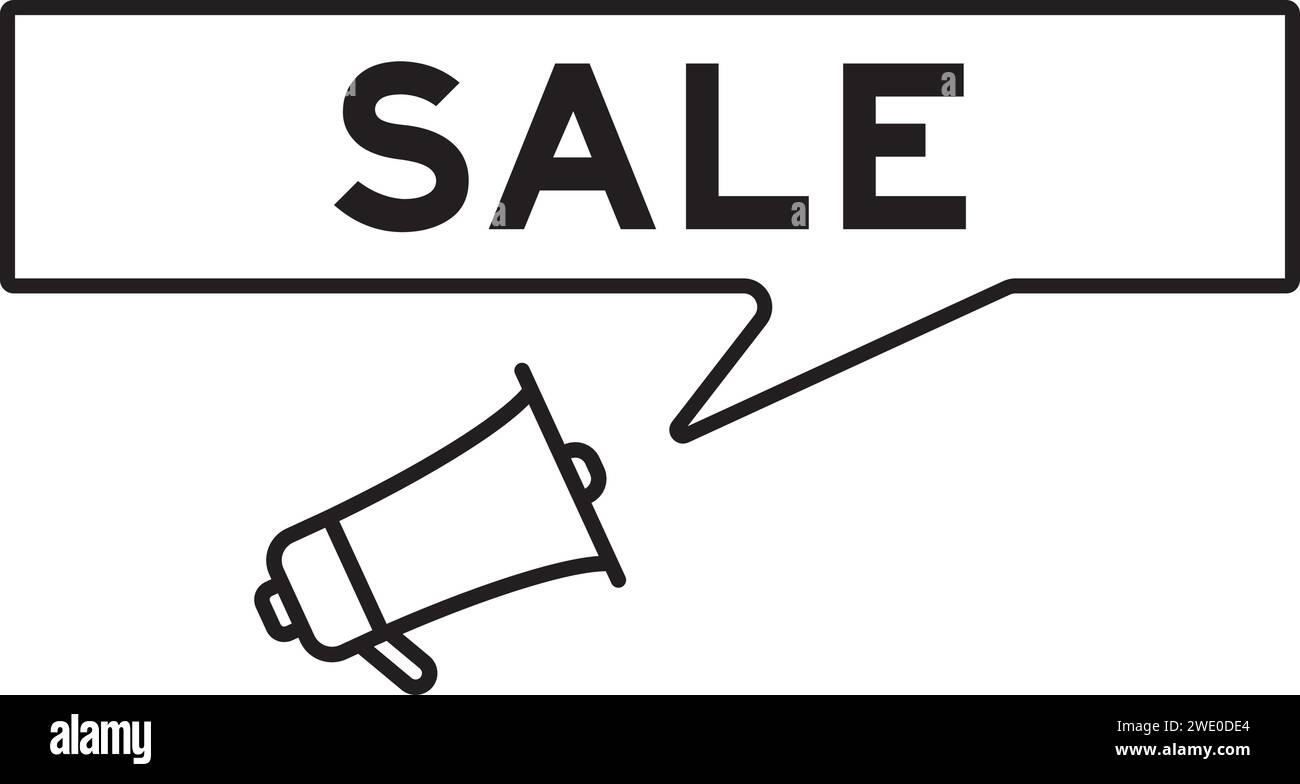 Megaphone best deal speech Stock Vector Images - Alamy