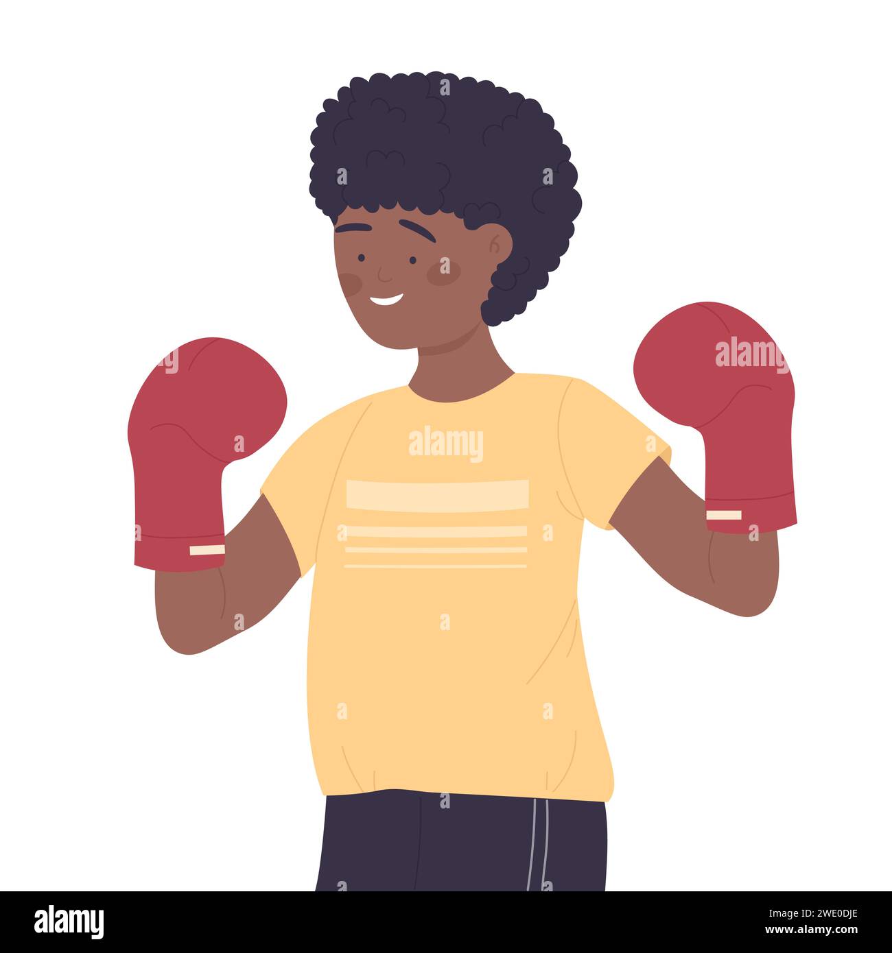 Little boy with boxing gloves. Sport kid, workout children, fitness ...
