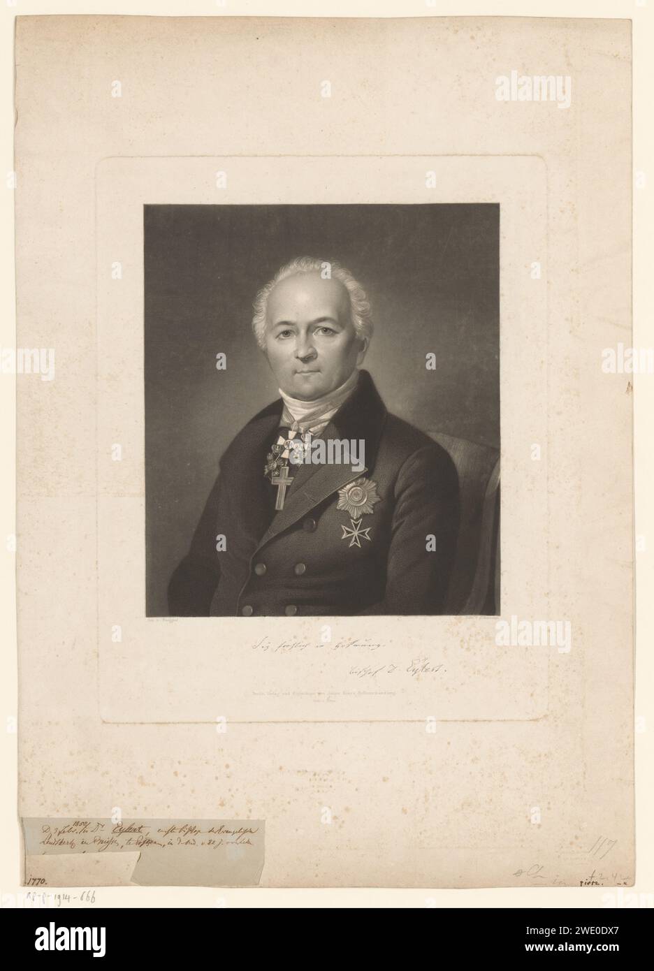 Portrait van Rulemann Friedrich Eylert, Ernst Friedrich Oldermann ...