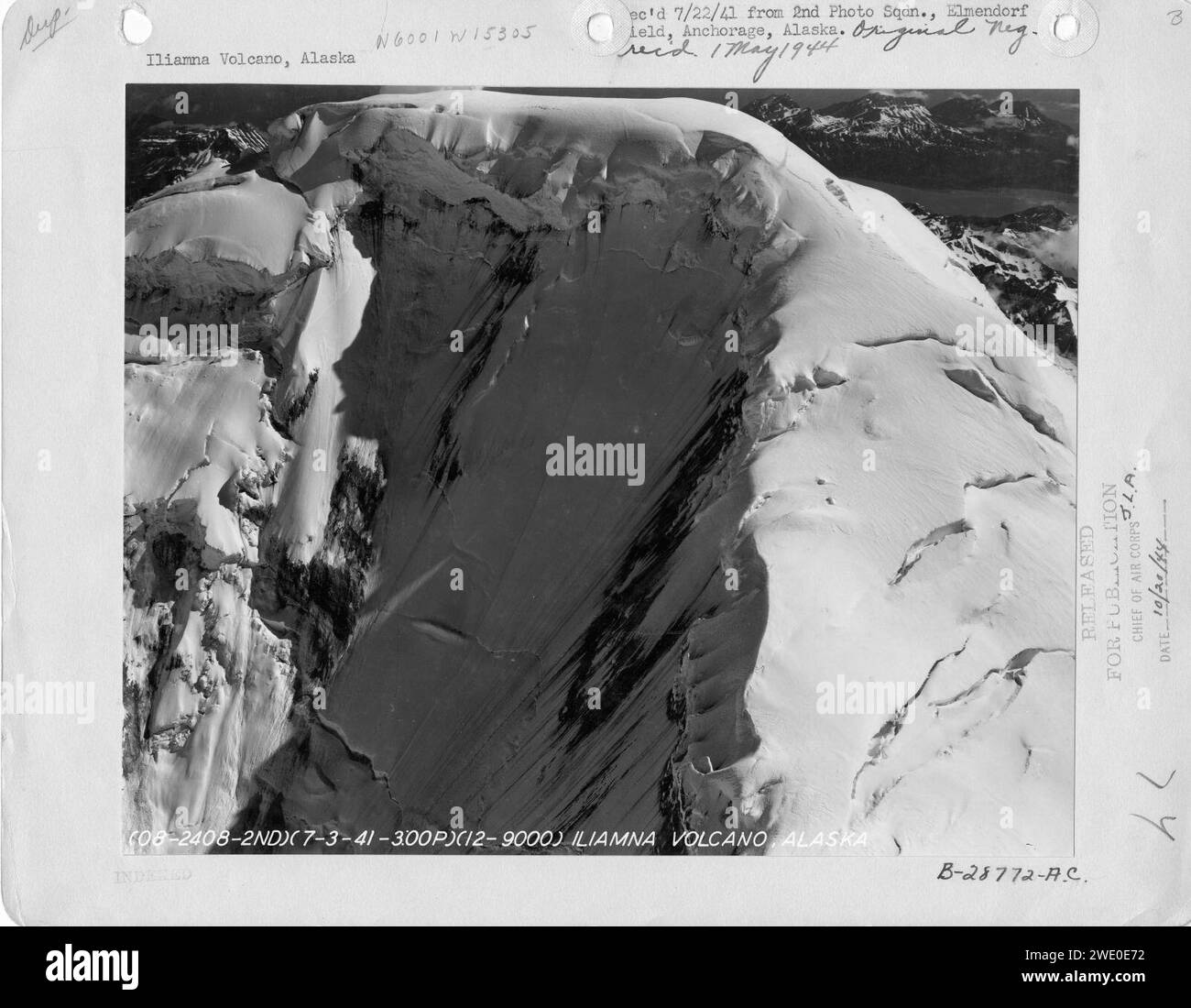 Alaska - Iliamna Volcano Stock Photo - Alamy