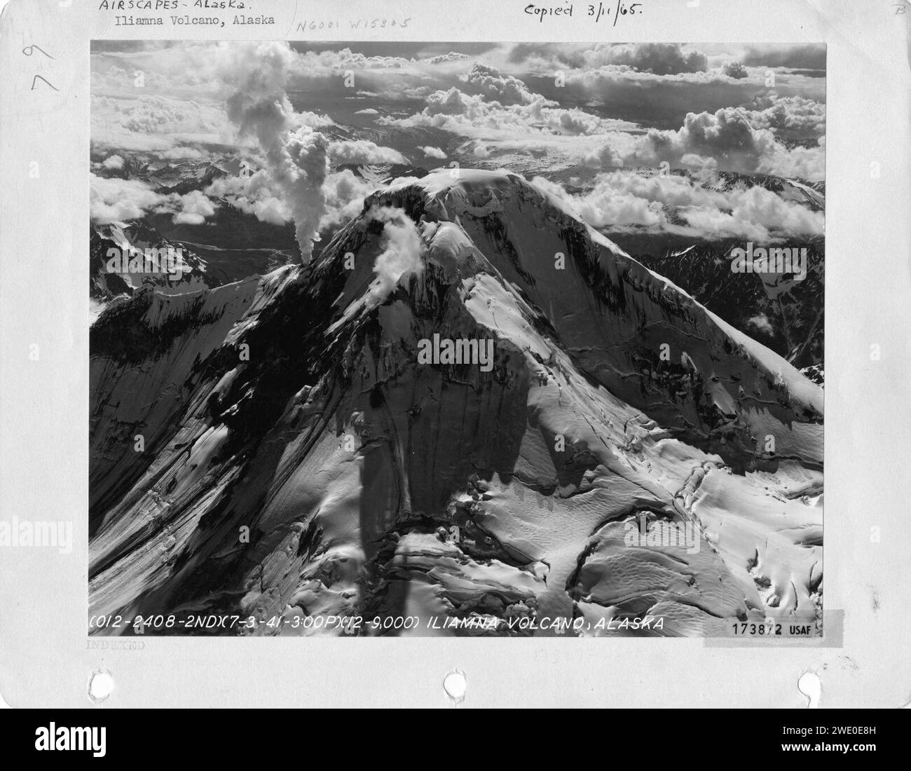 Alaska - Iliamna Volcano Stock Photo - Alamy