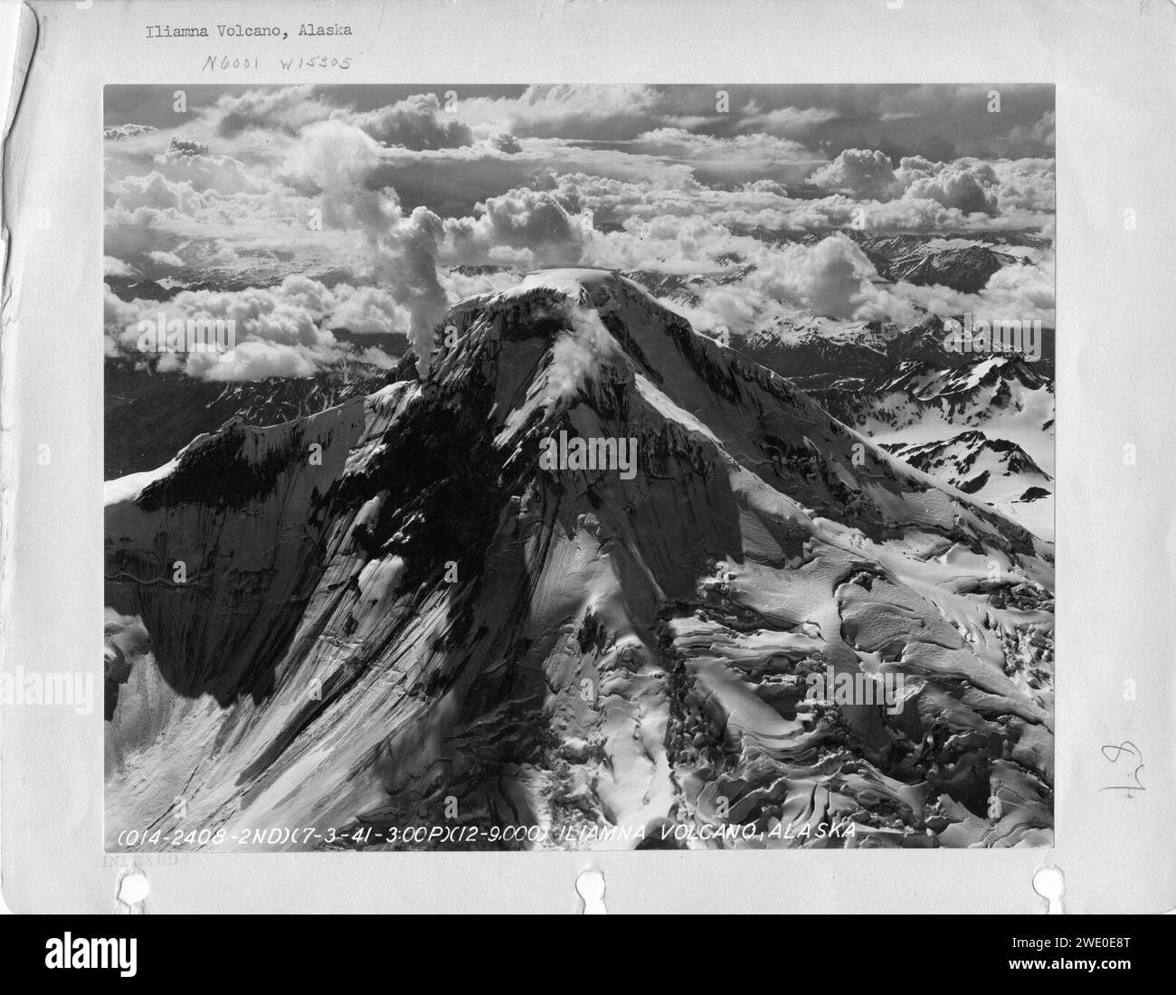Alaska - Iliamna Volcano Stock Photo - Alamy