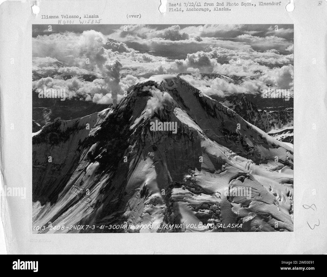 Alaska - Iliamna Volcano Stock Photo - Alamy