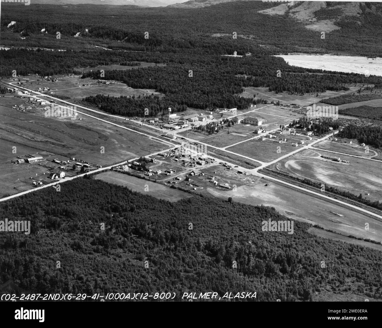 Alaska - Palmer through Paxson Lake Stock Photo - Alamy