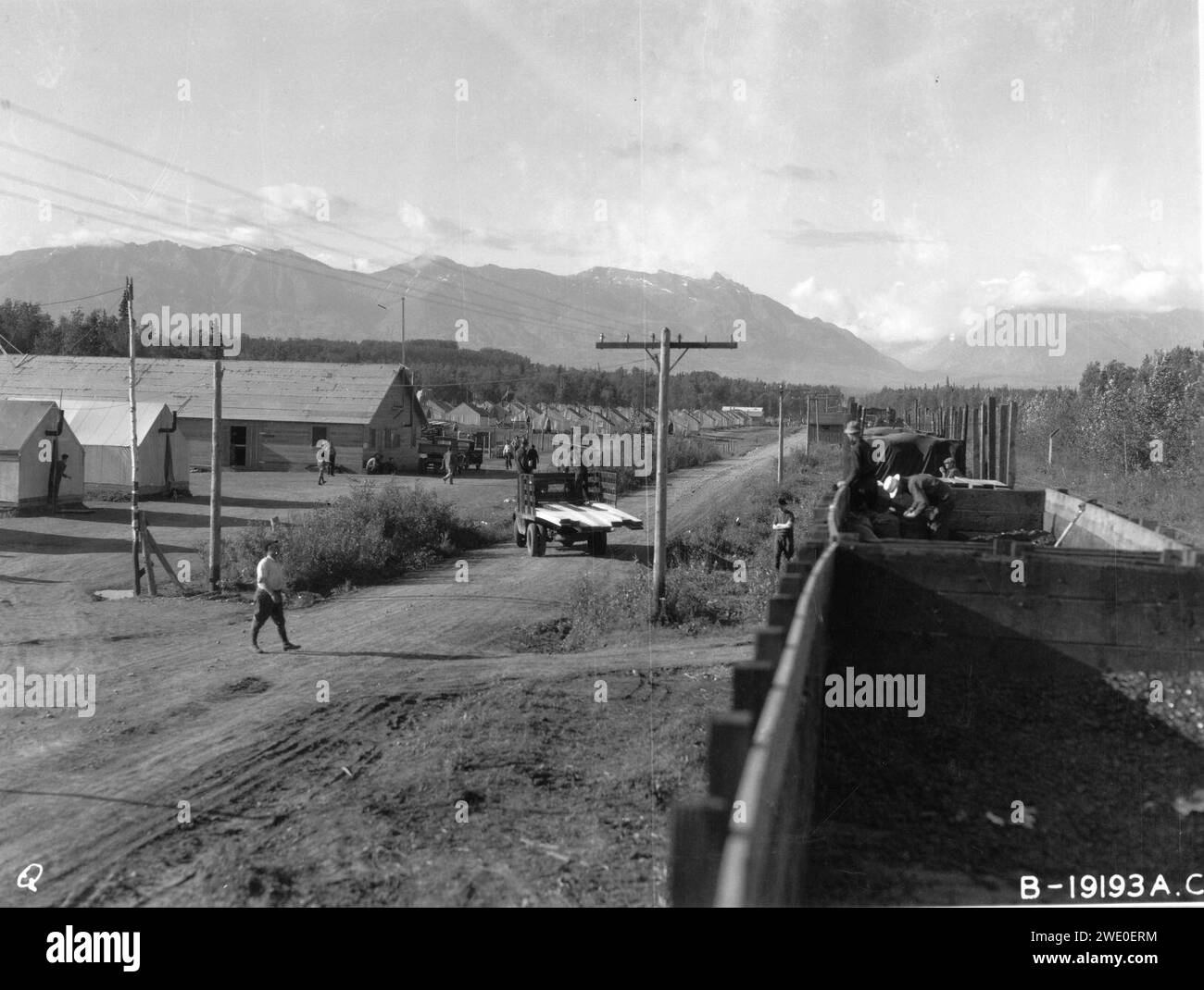 Alaska - Palmer through Paxson Lake Stock Photo - Alamy