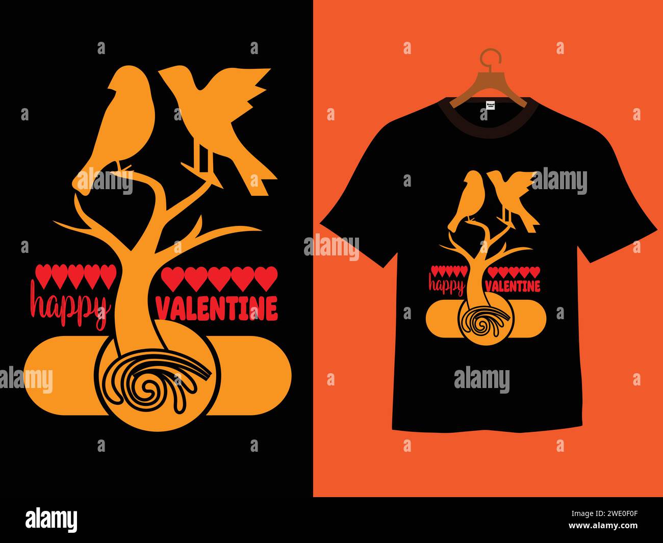 Valentine t shirt designs Stock Vector Images - Alamy