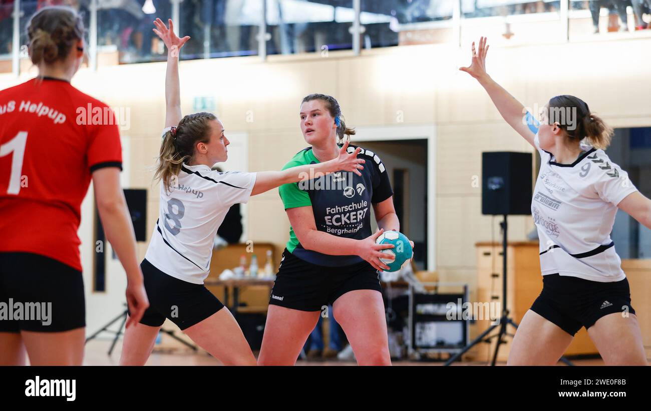 21.01.2024, Korbball Bundesliga, TSV Bergrheinfeld vs. TuS Helpup ...