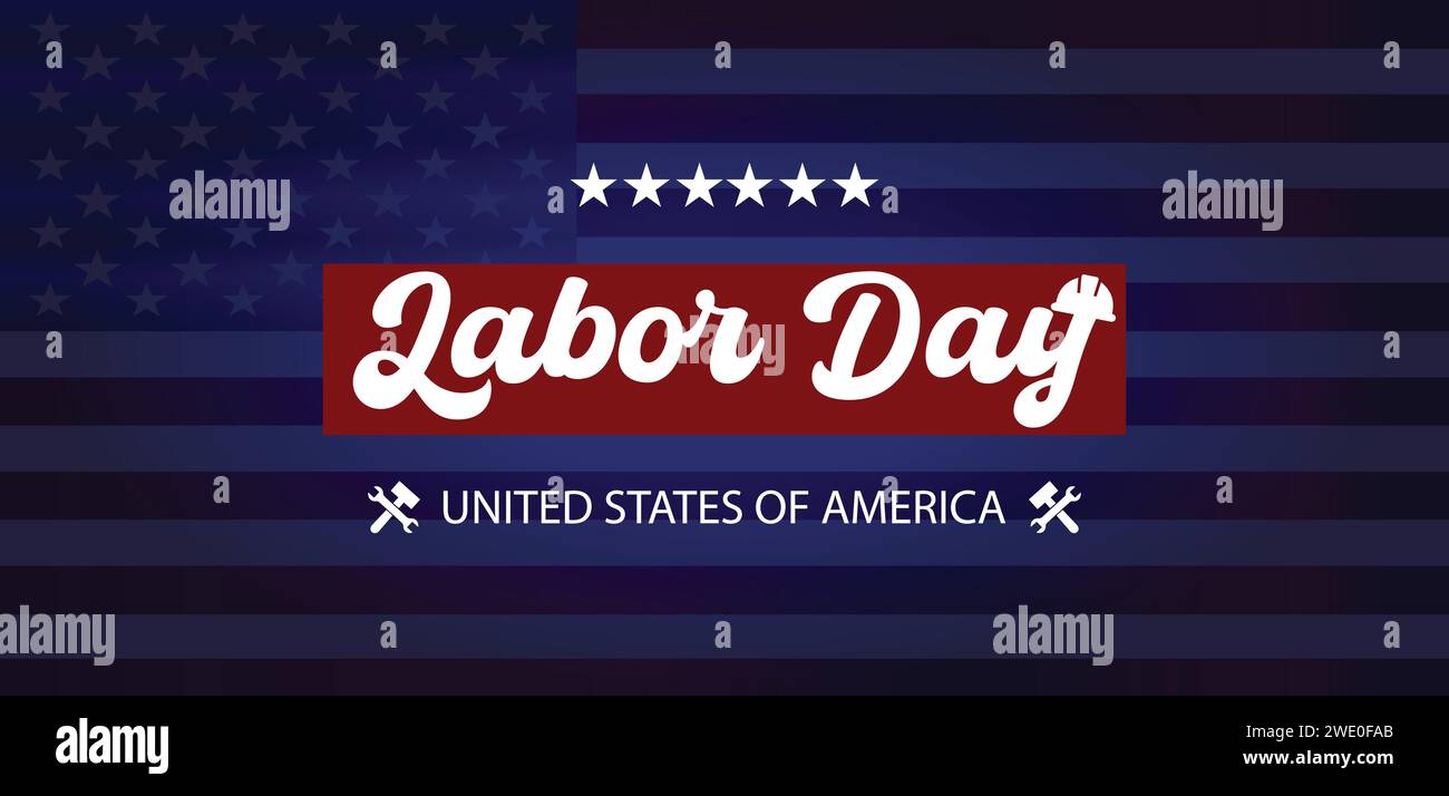 American labor day vector vectors hi-res stock photography and images ...