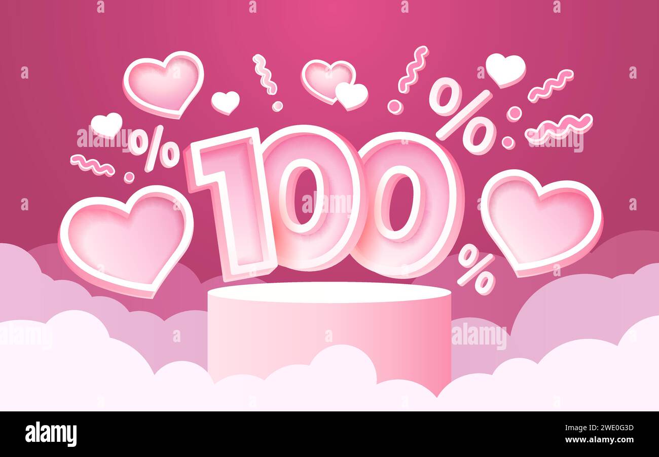 100 off sale banner sign board hi-res stock photography and images - Alamy