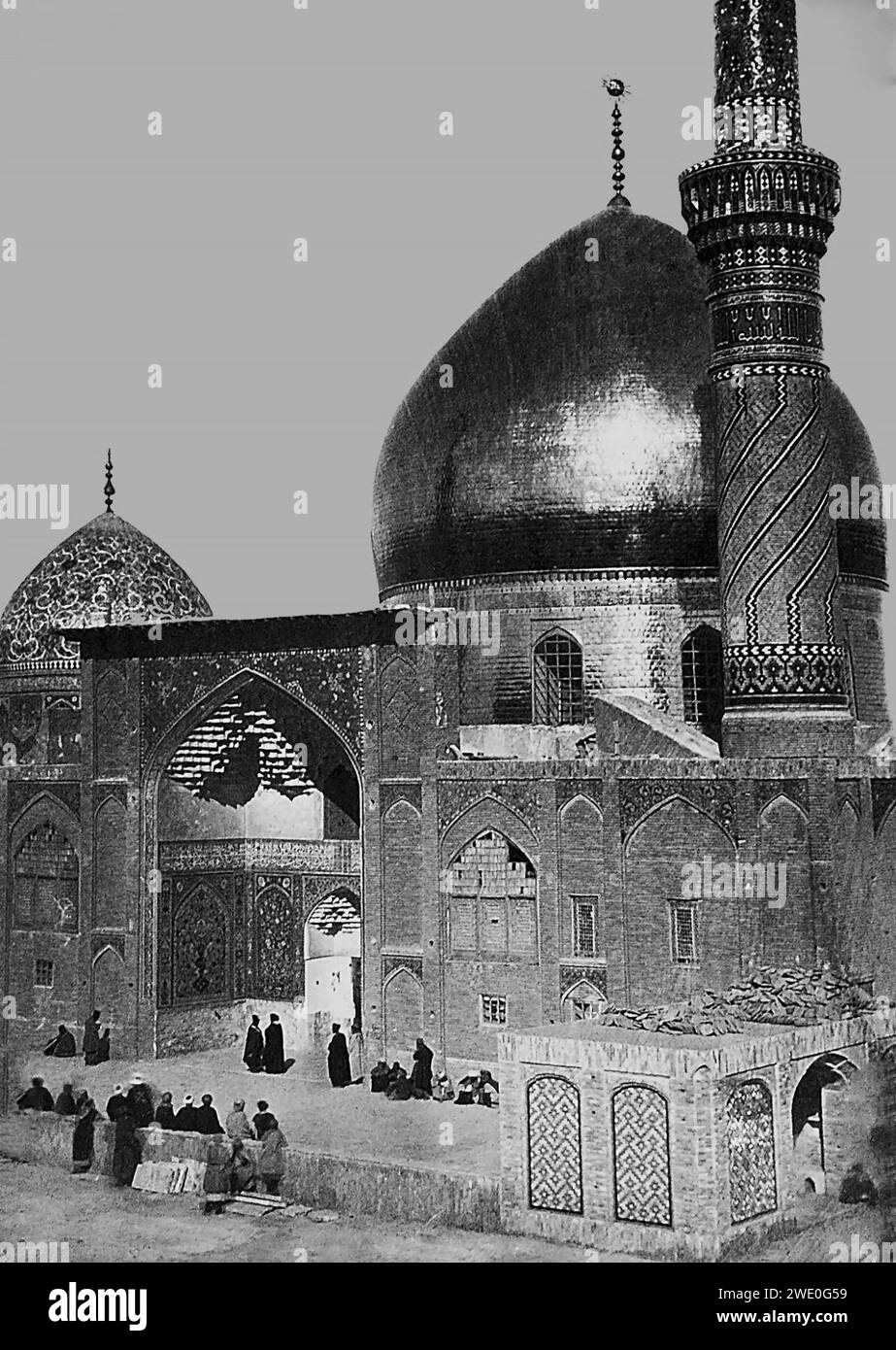 Al-Askari Shrine by Agha Reza Iqbal al-Saltanah - 1870 Stock Photo - Alamy