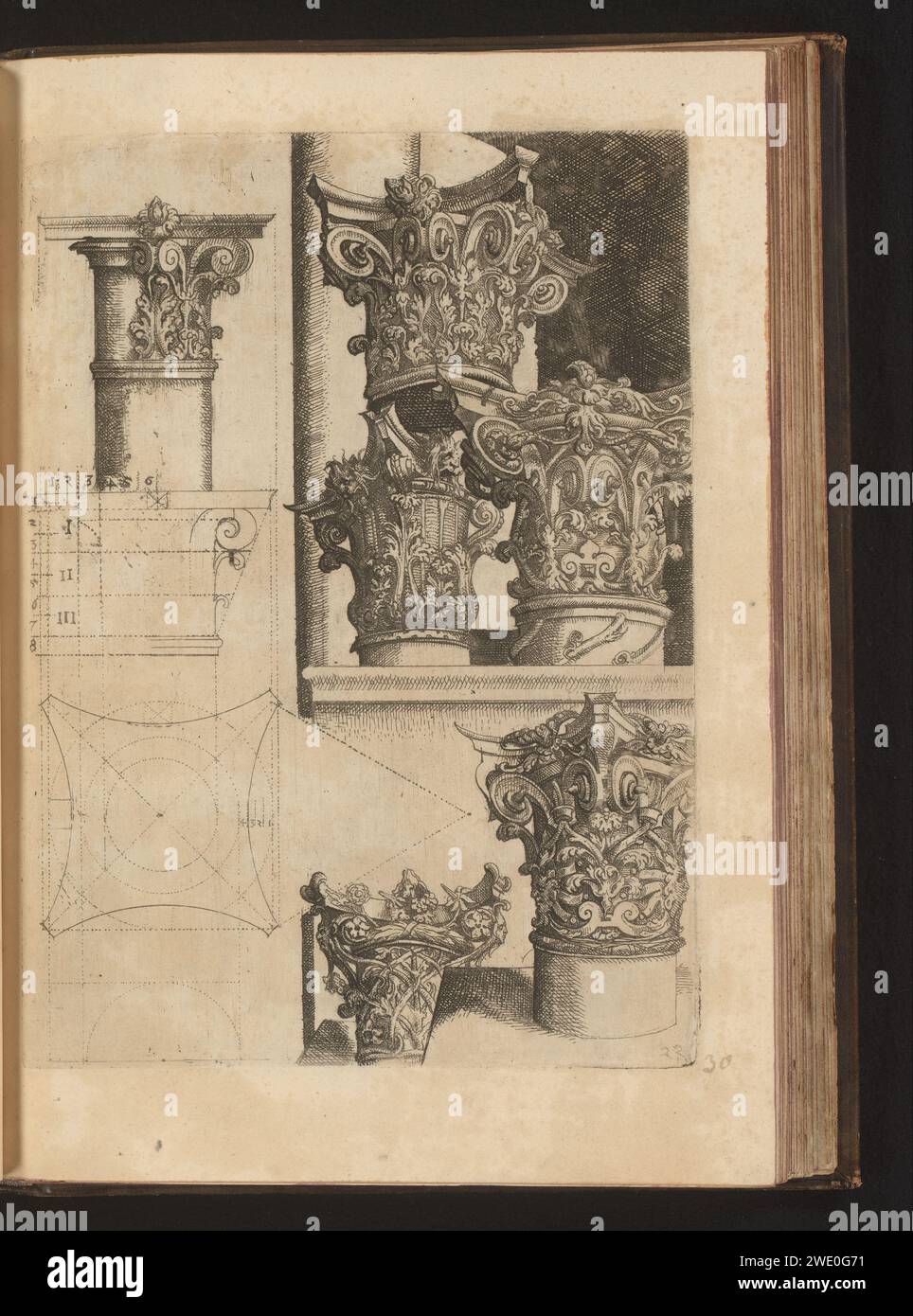 Six corinthian capitals decorated hi-res stock photography and images ...