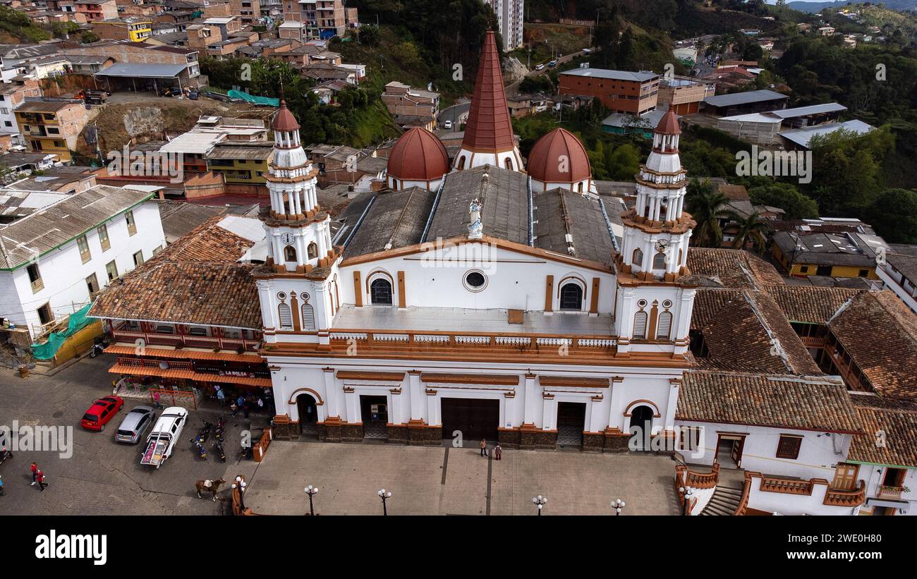 Concordia, Antioquia - Colombia. December 26, 2023. Church of Our Lady ...