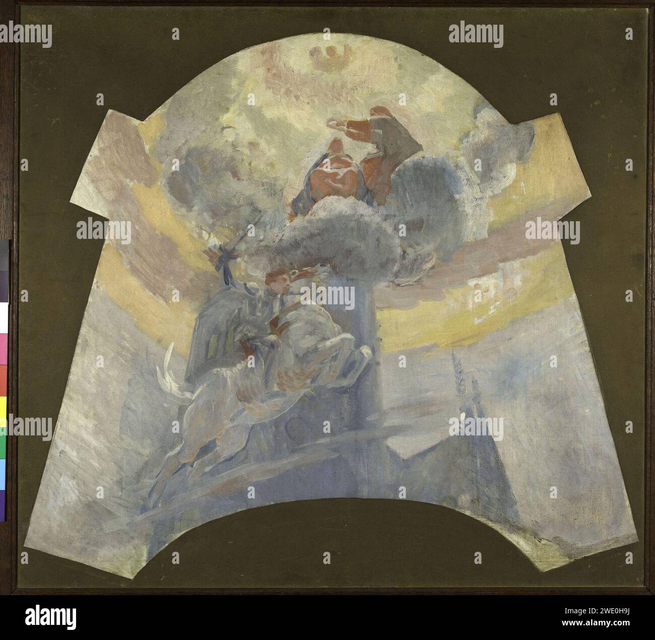 Albert (Paul Albert Besnard Besnard dit) - La Mystique, esquisse de la ...