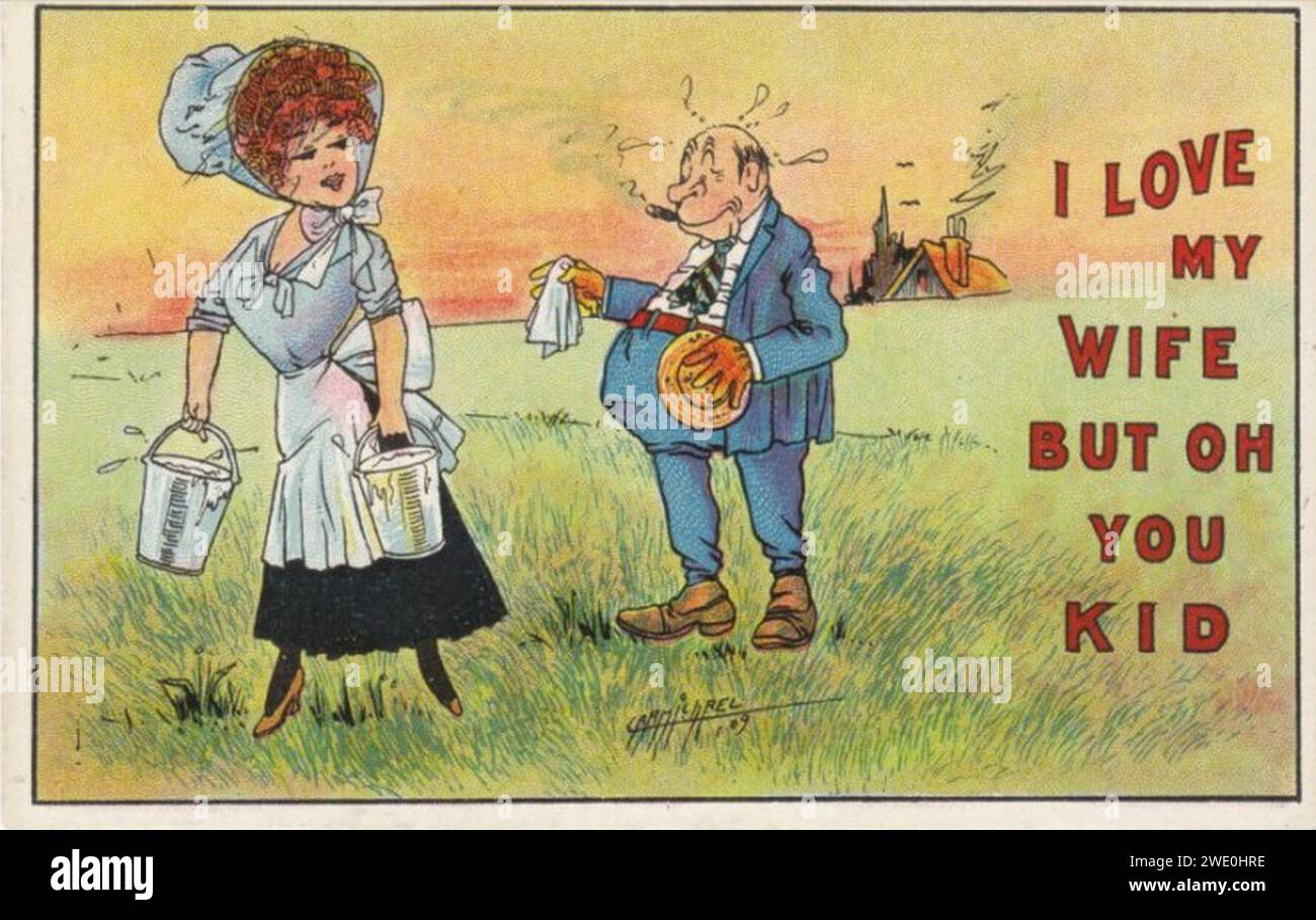 Albert Carmichael I love my wife but oh you kid - buckets Stock Photo ...