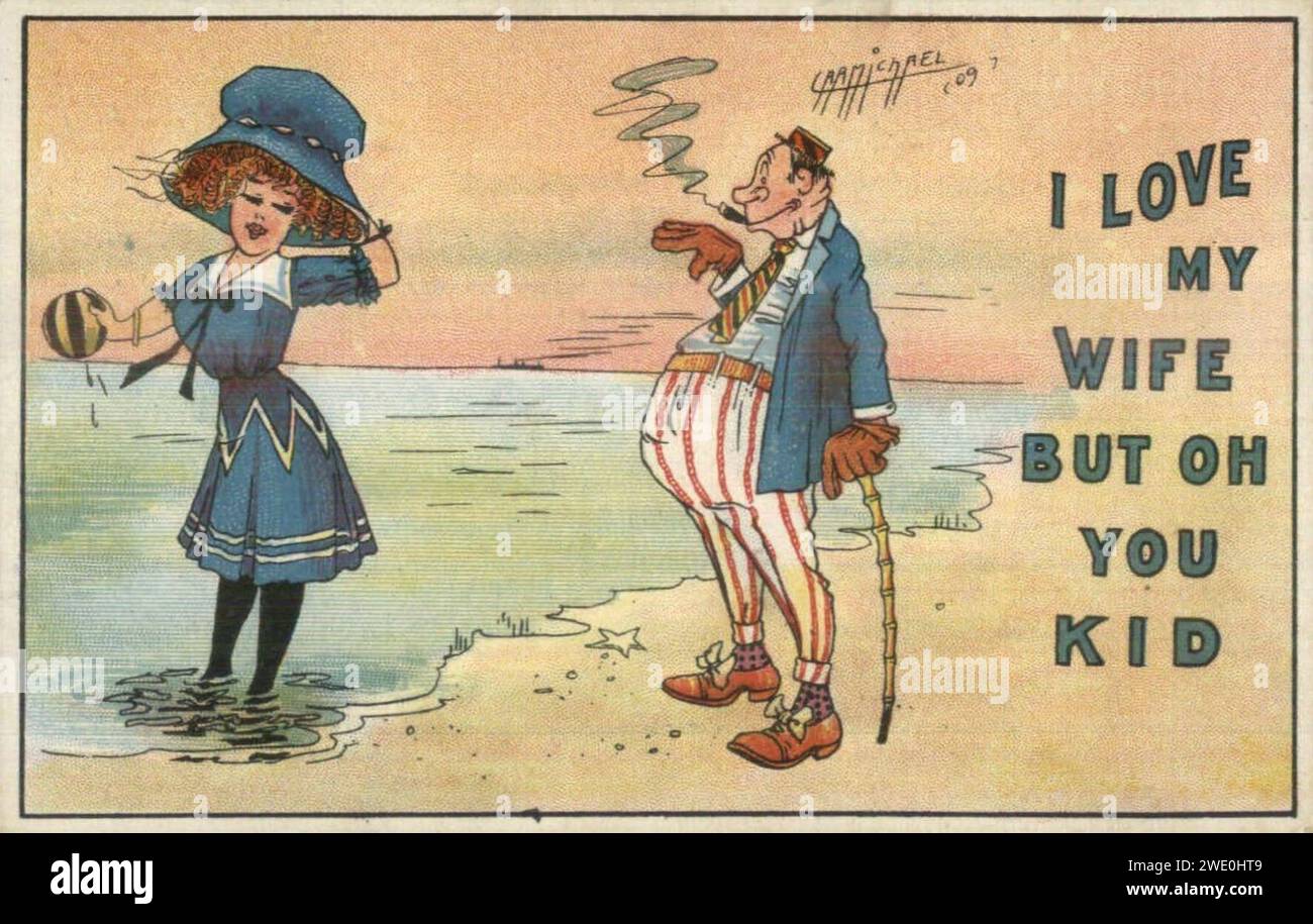 Albert Carmichael '' love my wife but oh you kid - beach Stock Photo ...