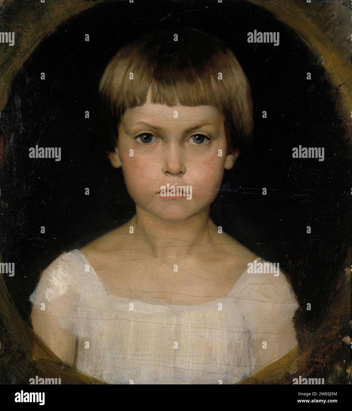 Albert Edelfelt - Berta Edelfeltin muotokuva Stock Photo - Alamy