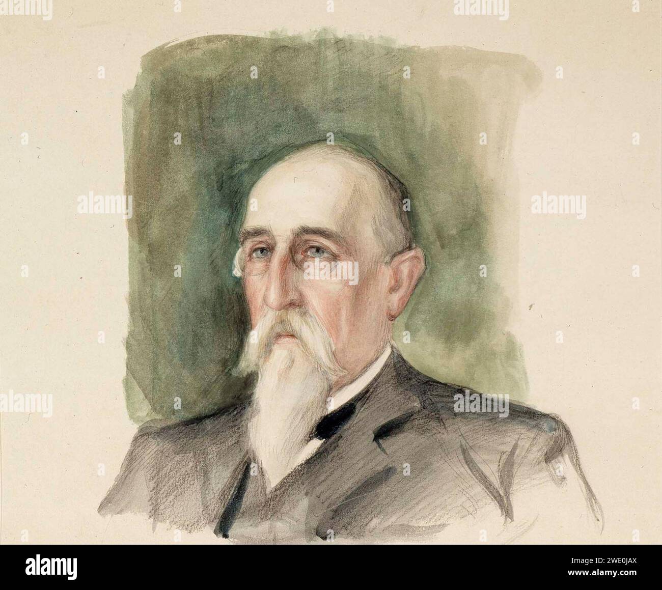 Albert Edelfelt - Leo Mechelin, Portrait Study Stock Photo - Alamy