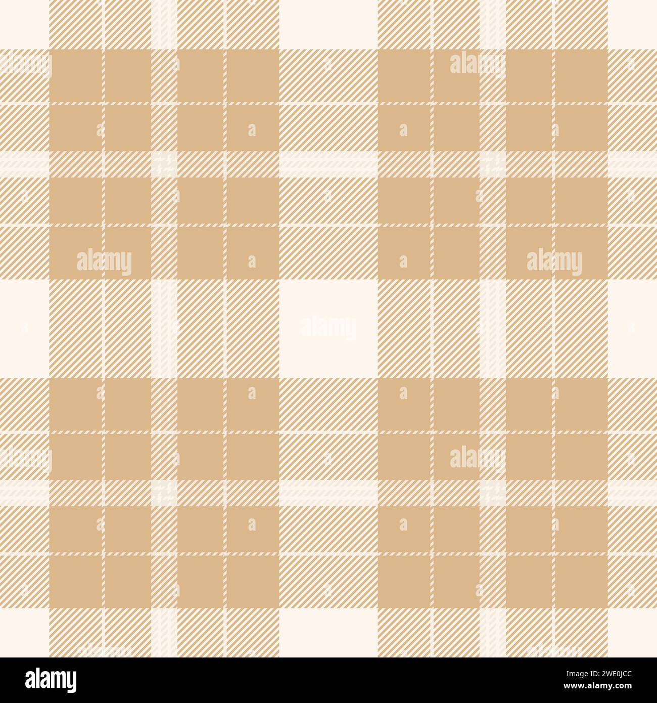Everyday fabric texture check, screen tartan plaid textile. Neutral ...