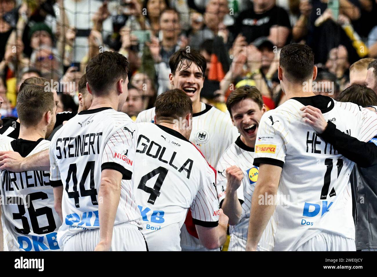 Cologne, Germany. 22nd Jan, 2024. Handball: European Championship ...