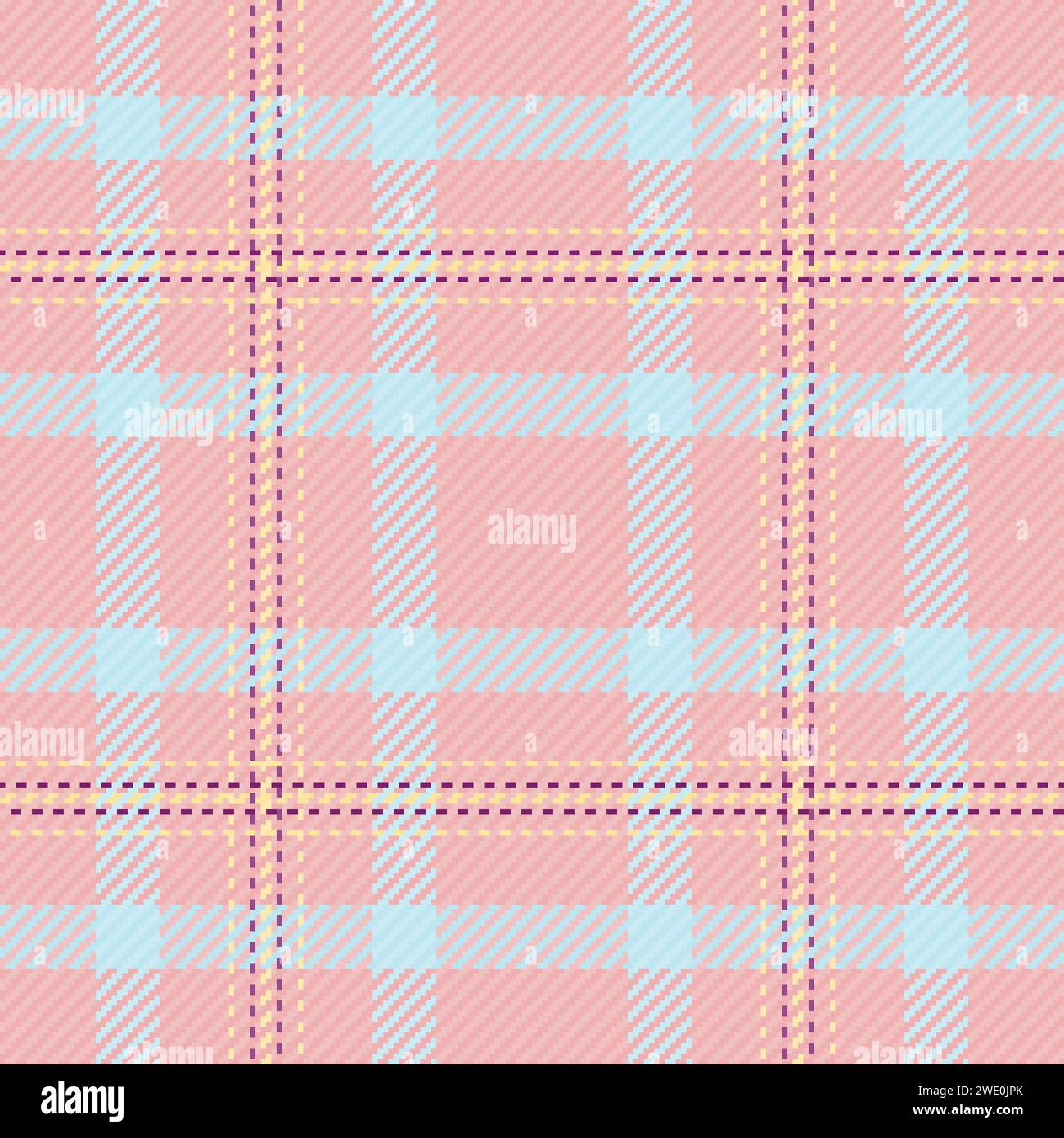 Primary vector fabric textile, girl tartan pattern texture. Rural ...