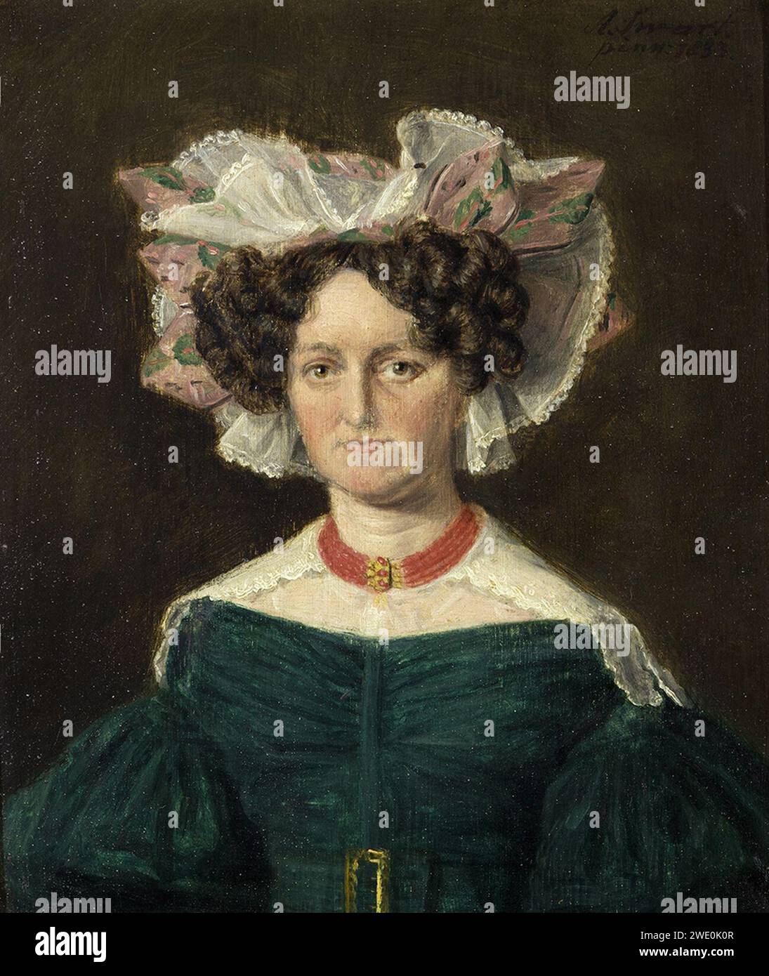 Albert Gerrits Swart - Johanna Maria Bauwine de Blau-de Sitter Stock ...