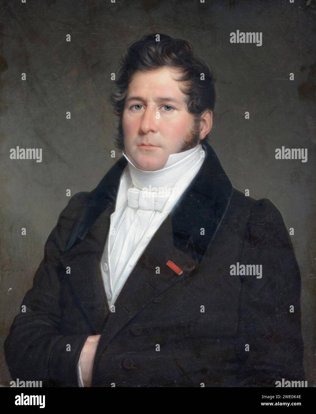 Albert Gregorius - Portrait d’homme Stock Photo - Alamy